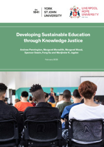 Developing Sustainable Education through Knowledge Justice - Research ...