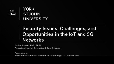 Security Issues, Challenges, and Opportunities in the IoT and 5G ...