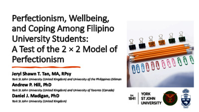 Perfectionism, wellbeing, and coping among Filipino university students ...
